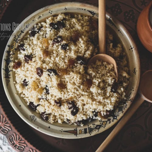 Comment faire le Couscous sucré, Seffa | Le Blog cuisine de Samar