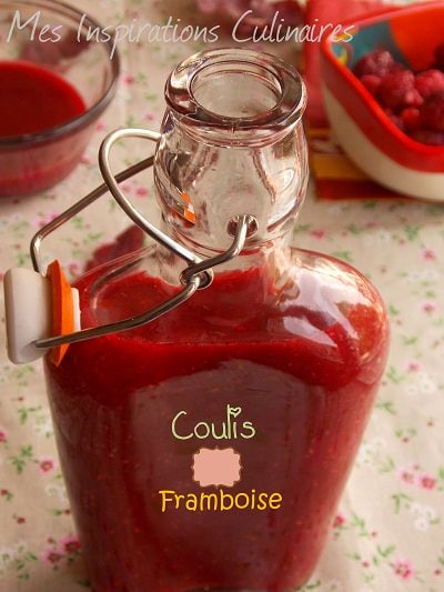 Coulis de framboise maison | Le Blog cuisine de Samar