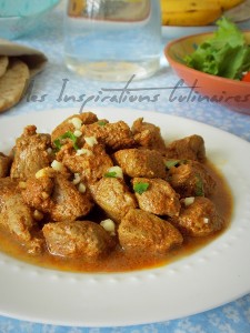 Kebda mchermla / foie sauce au carvi