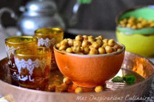 Pois chiche au four grillés aux épices