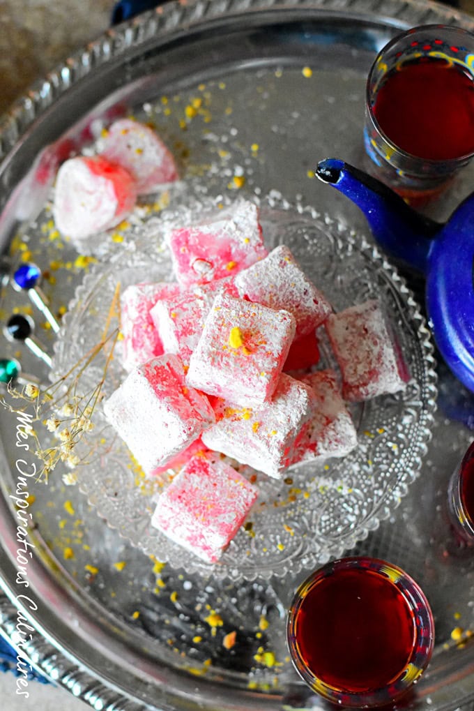 Loukoum Turc ou halkouma traditionnelle sans gélatine | Le Blog cuisine ...