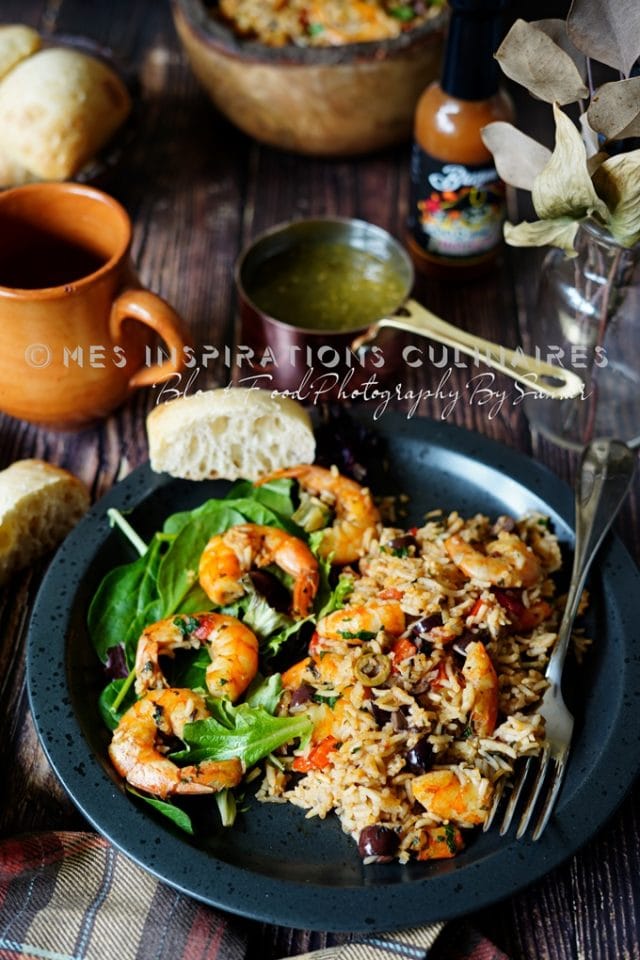 Riz aux crevettes (Locrio de Camarones)