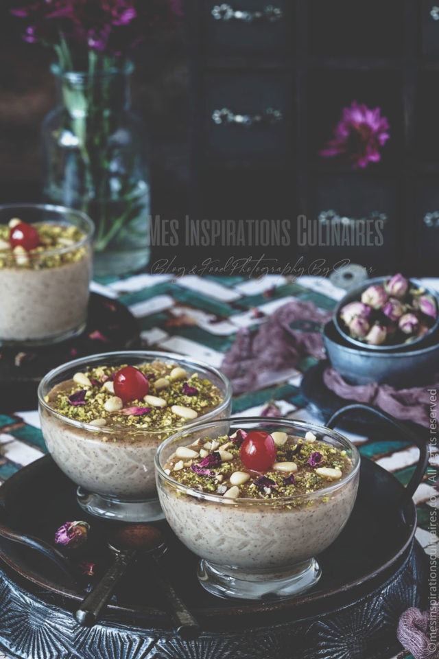 Bouza tunisienne, crème dessert aux noisettes