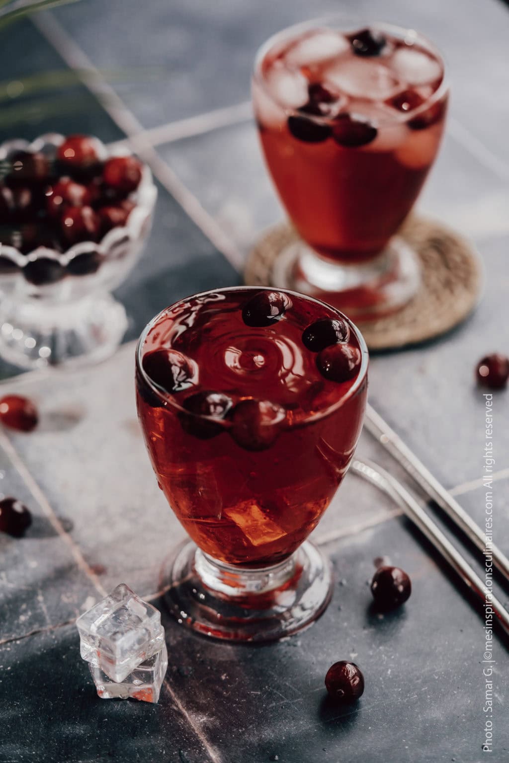 Jus de canneberge (jus cranberry), recette maison