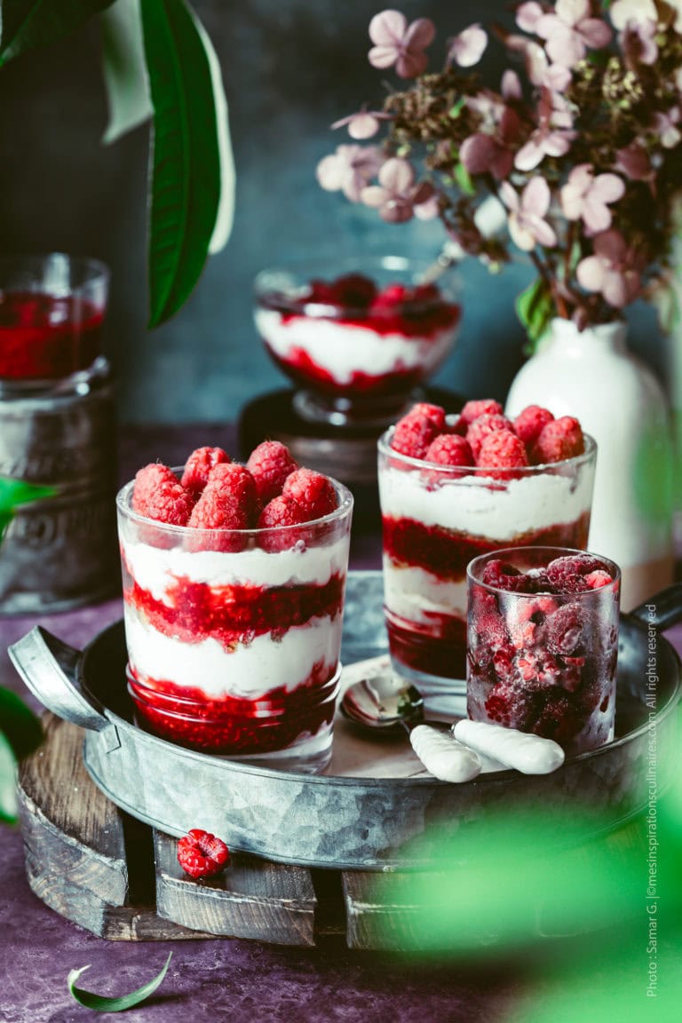 Verrines mascarpone et framboises : Un Dessert Raffiné