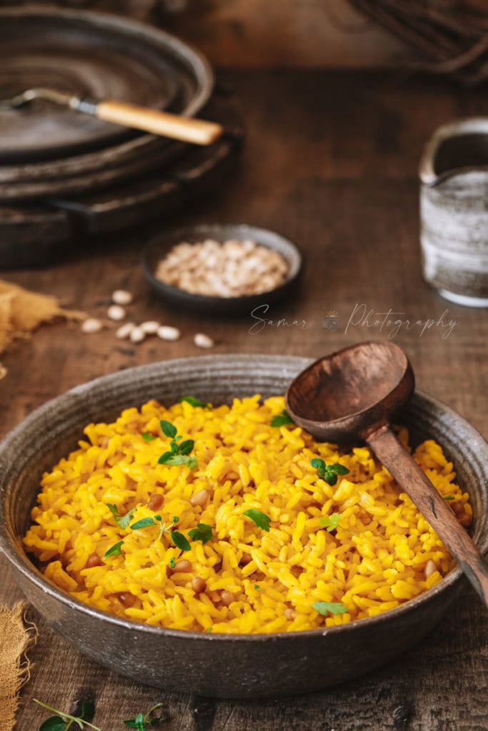 Recette de Riz safrané ou riz jaune