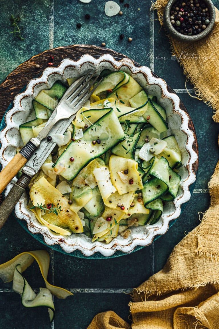 Recette courgettes sautées à la poêle