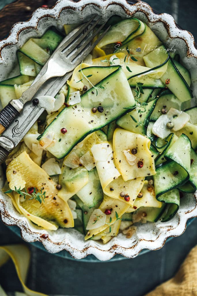 Recette courgettes sautées à la poêle