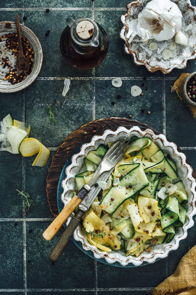 Recette courgettes sautées à la poêle