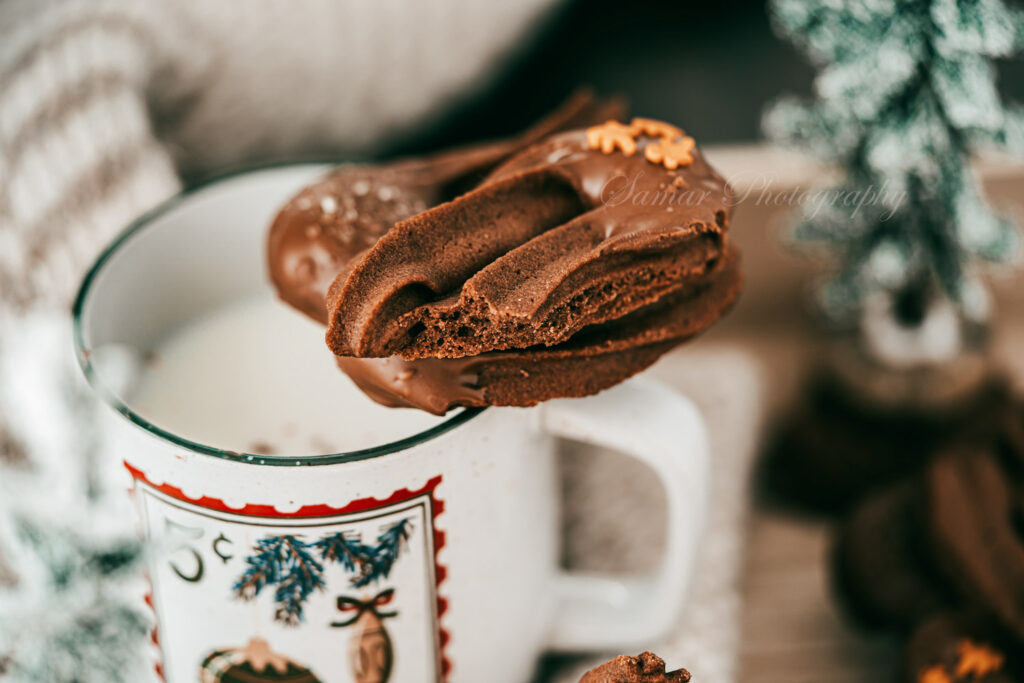 Biscuits Spritz au chocolat : Sablés viennois irrésistibles pour Noël
